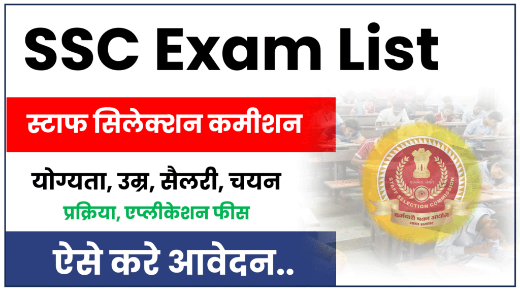 SSC Jobs List with Salary - Complete SSC Exams List 2025-26