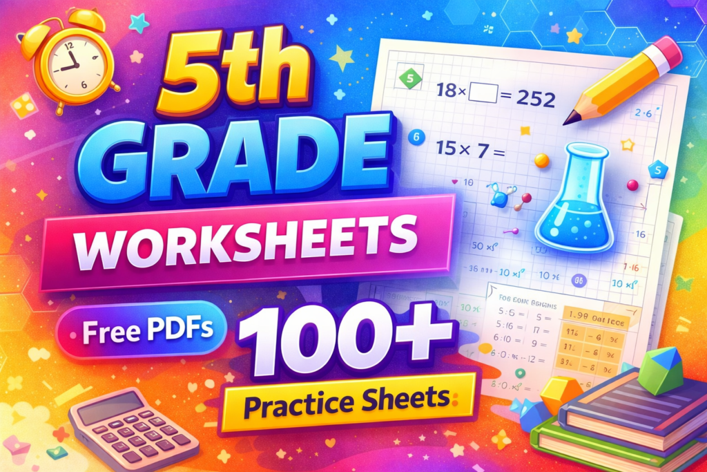 5th Grade Worksheets Printable Free PDF Download