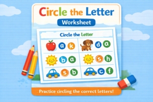 Circle The Letter Worksheet PDF Download
